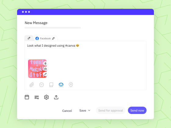 Create and Schedule Designs With Canva Integration